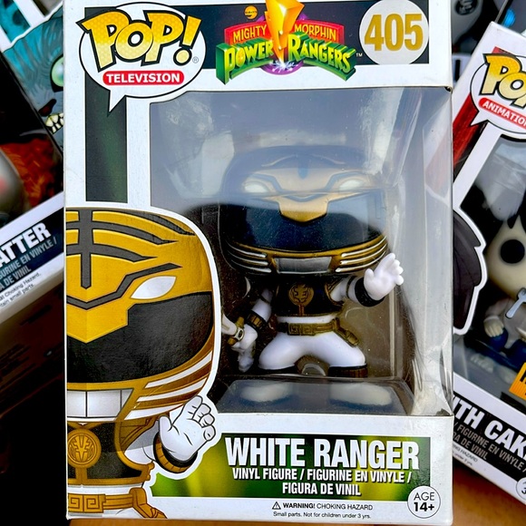Funko | Toys | Funko Pop Mighty Morphine Power Rangers White Ranger 45 ...